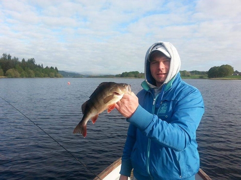 Spinning on Lake Loch Ken (Dumfries and Galloway, Scotland ...